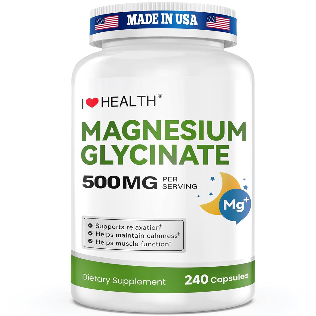 Magnesium Glycinate 500 mg capsules