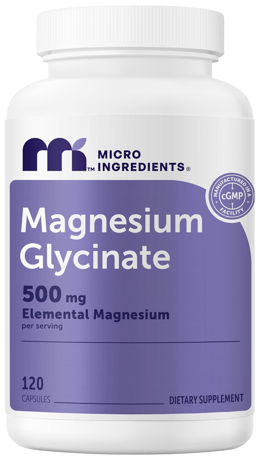 Magnesium Glycinate 500 mg capsules
