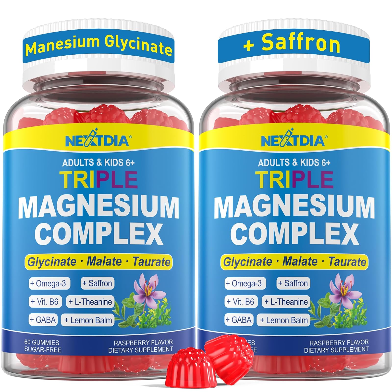 Magnesium Glycinate calm focus gummies
