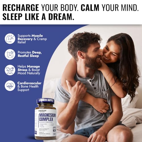 Magnesium glycinate capsules for better sleep