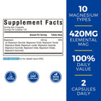 Magnesium glycinate capsules for better sleep