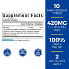Magnesium glycinate capsules for better sleep