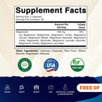 Magnesium glycinate capsules for better sleep