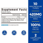 Magnesium glycinate capsules for better sleep