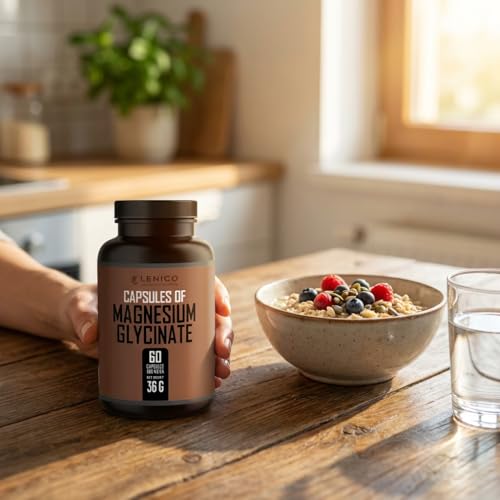 Magnesium glycinate capsules for better sleep