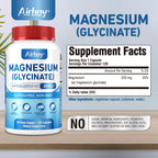 Magnesium glycinate capsules for better sleep
