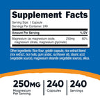 Magnesium glycinate capsules for better sleep