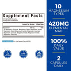 Magnesium glycinate capsules for better sleep