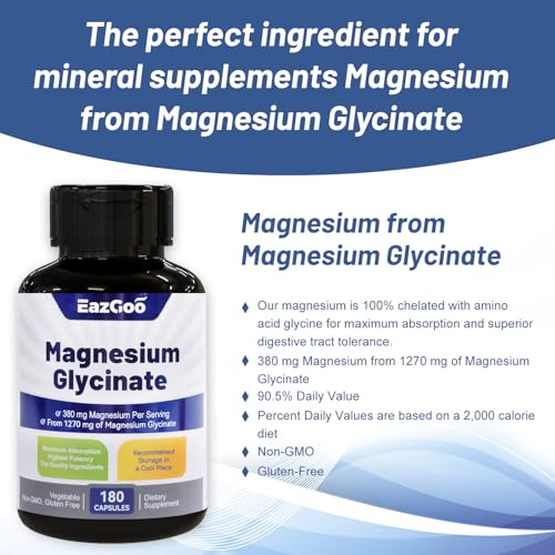 Magnesium glycinate capsules for daily health