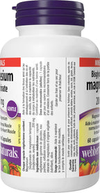 Magnesium glycinate capsules for digestive health
