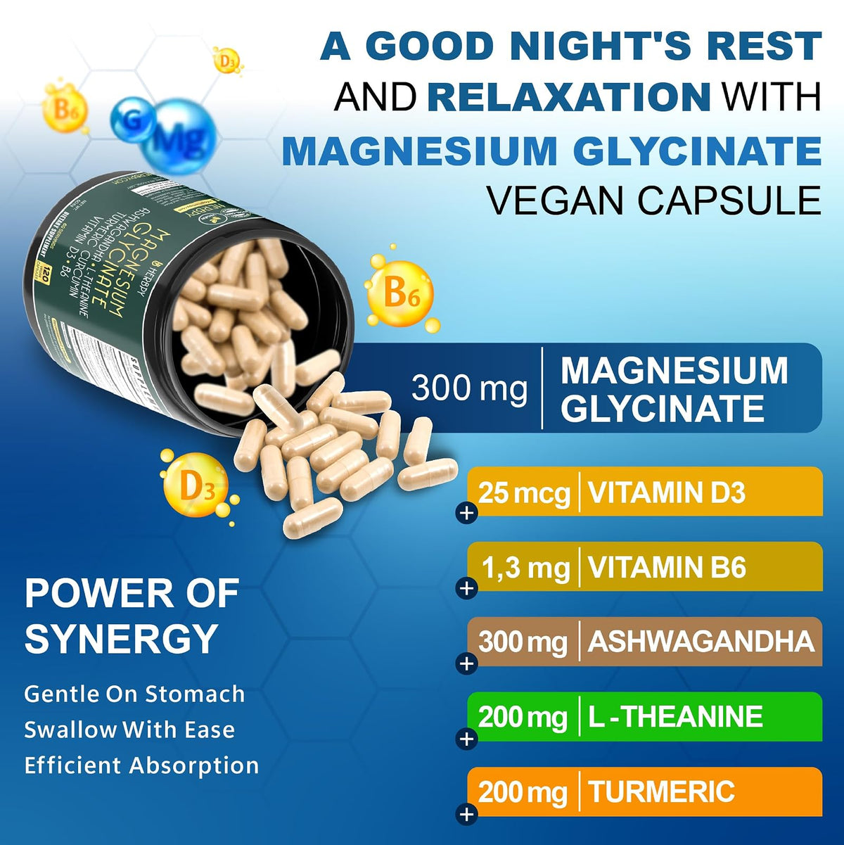 magnesium glycinate capsules for relaxation