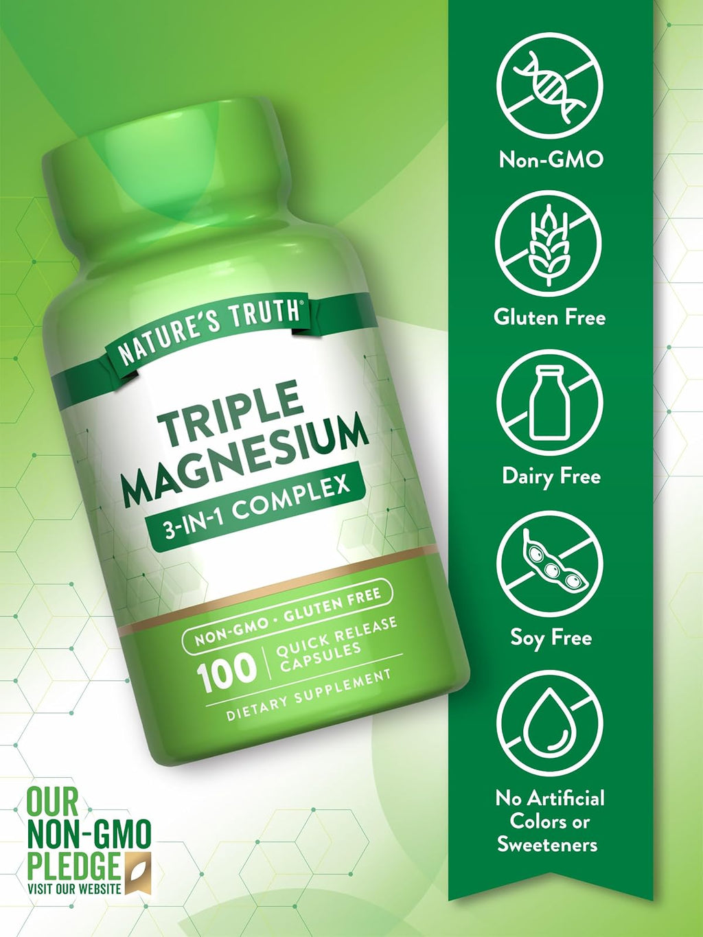 Magnesium glycinate capsules for relaxation