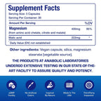 Magnesium glycinate capsules for sleep support