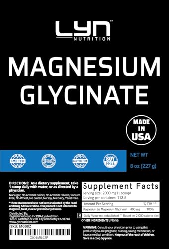 magnesium glycinate capsules for stress relief