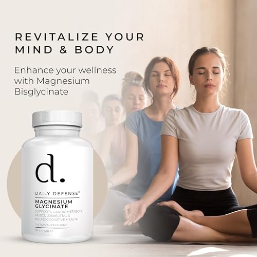 Magnesium glycinate capsules for stress relief