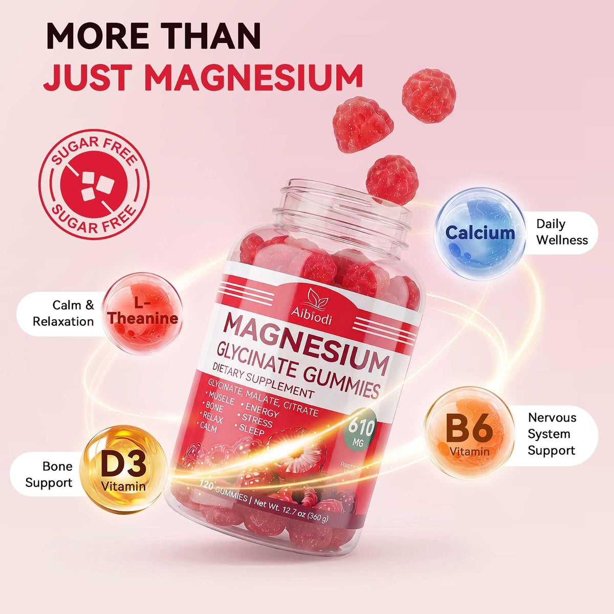 Magnesium glycinate chews for daily wellness