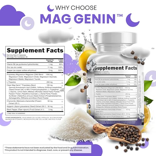 magnesium glycinate complex for anxiety relief