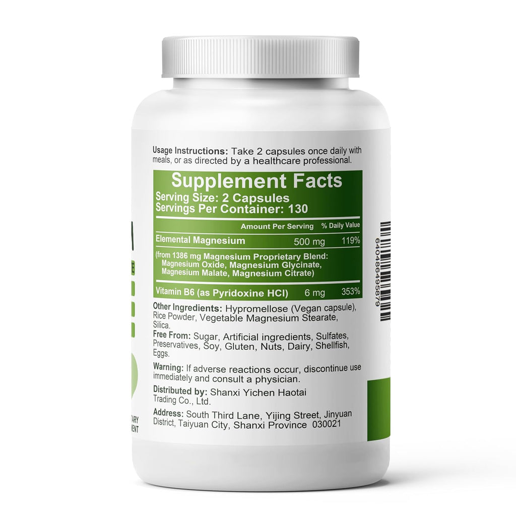 Magnesium Glycinate Complex for energy support