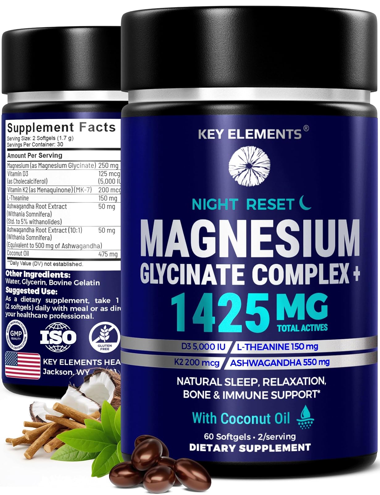 Magnesium Glycinate Complex softgels