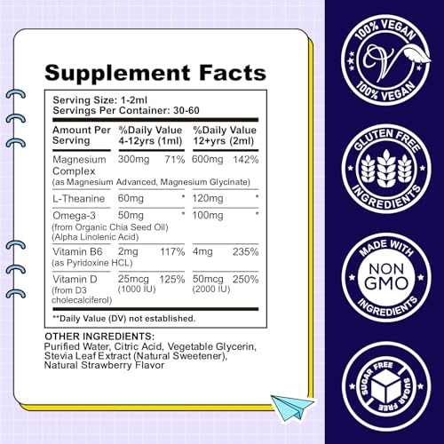 Magnesium glycinate drops for better sleep