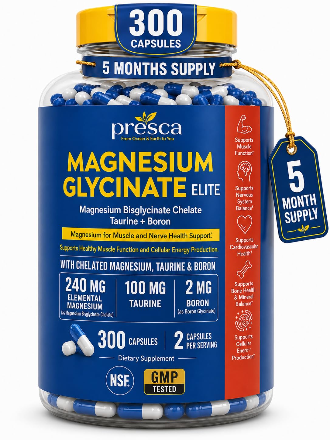 Magnesium Glycinate Elite for relaxation