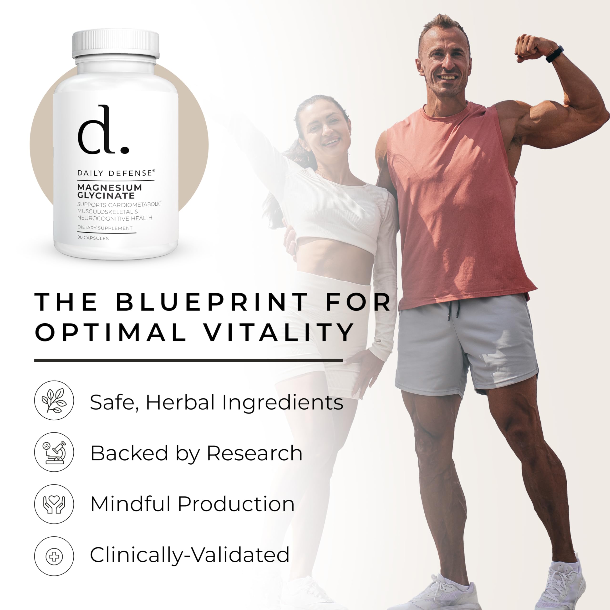 Magnesium glycinate for active lifestyles