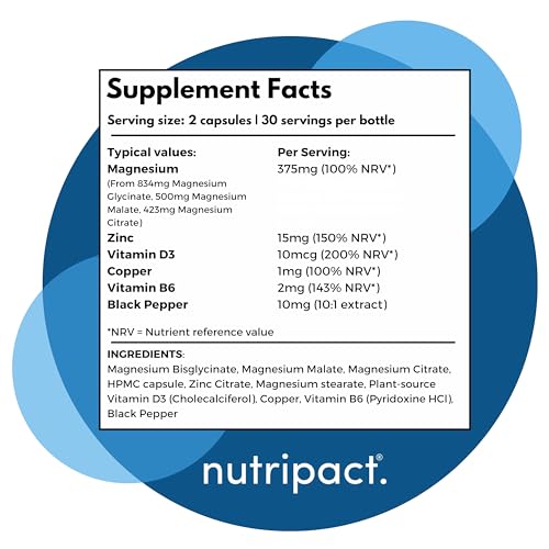Magnesium glycinate for anxiety relief