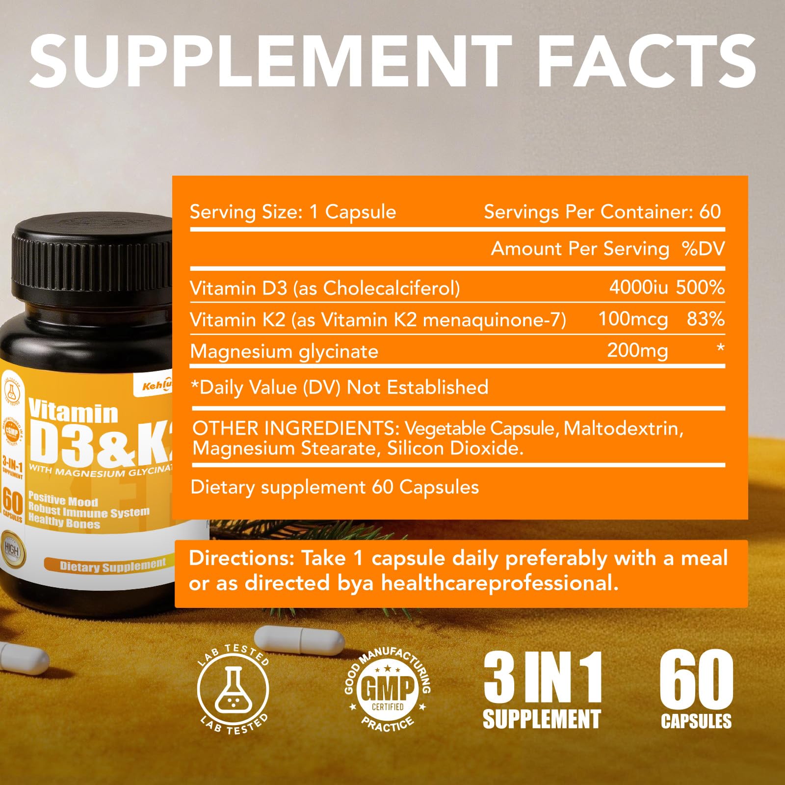 Magnesium Glycinate for better absorption