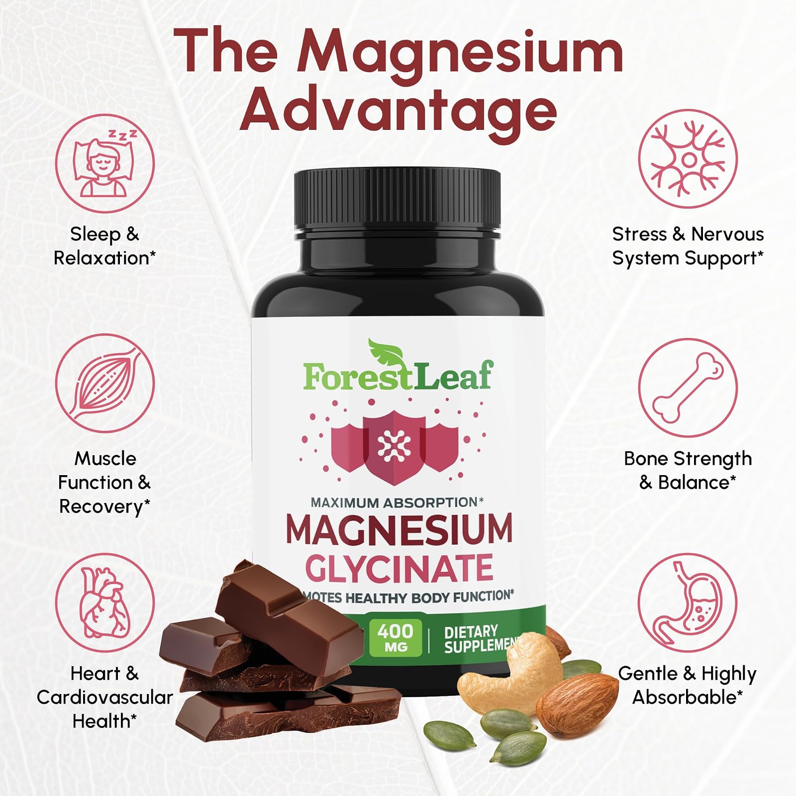 Magnesium glycinate for better sleep quality