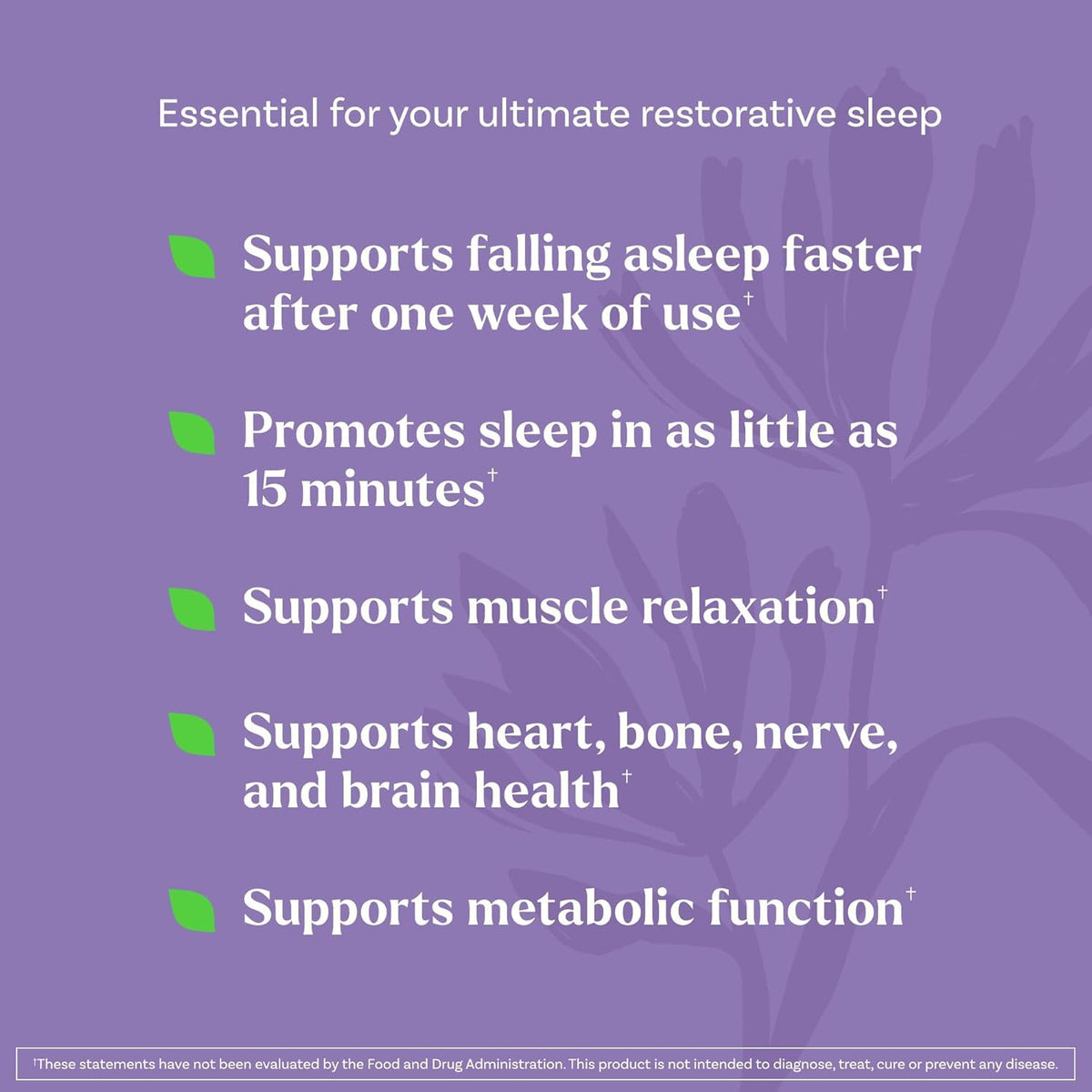 Magnesium Glycinate for better sleep quality