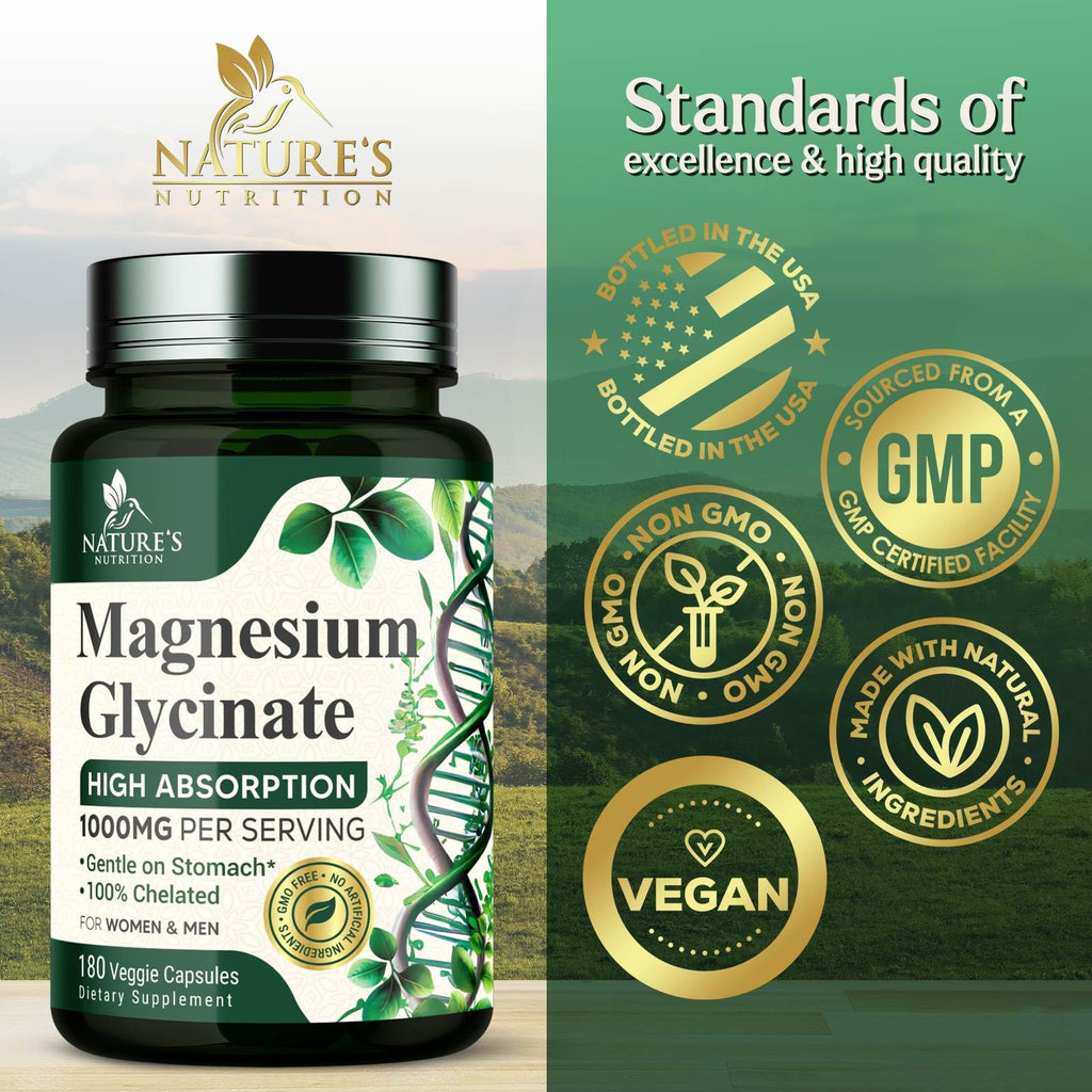 Magnesium glycinate for better sleep quality