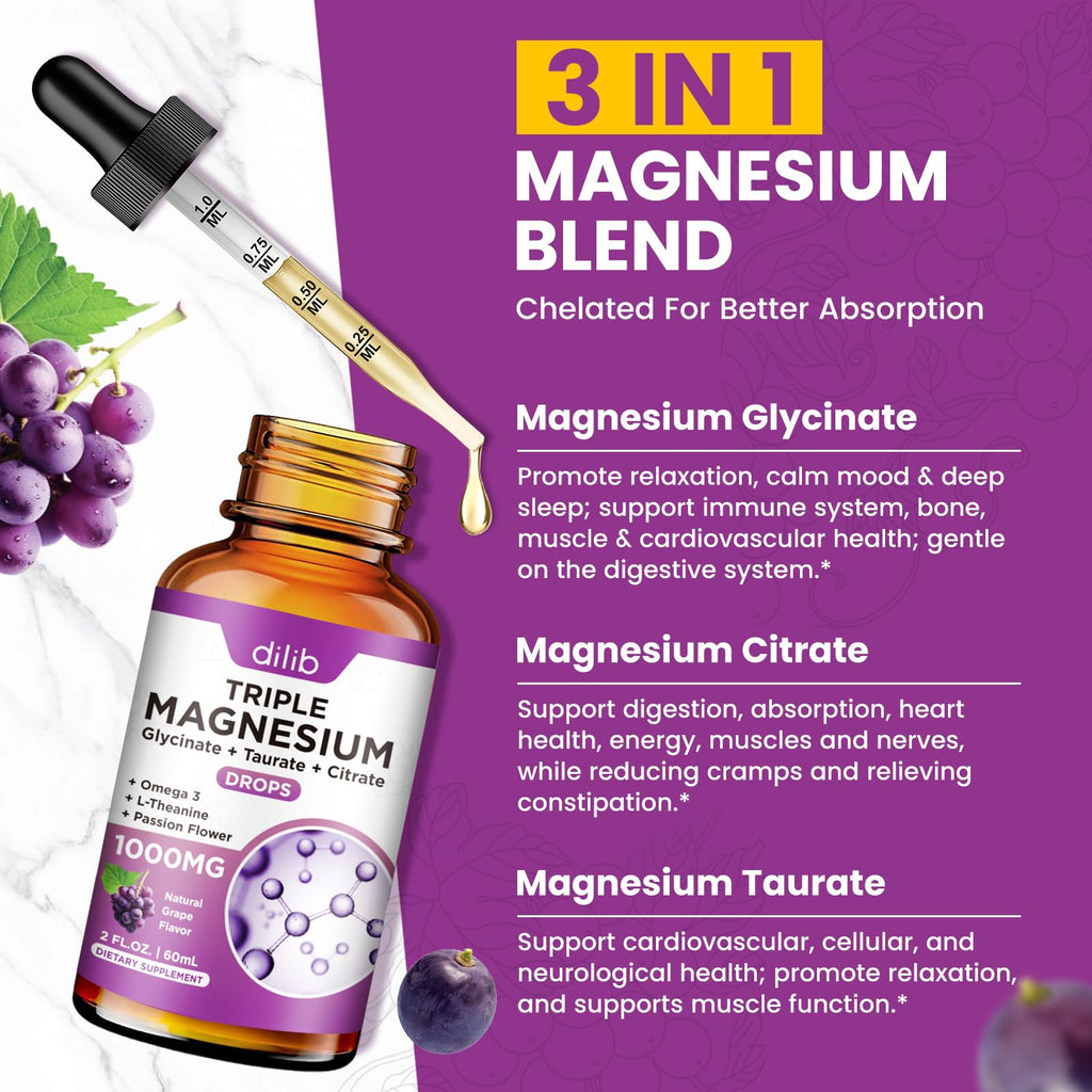 Magnesium glycinate for better sleep support