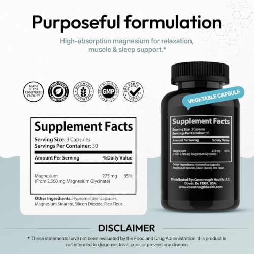 Magnesium glycinate for better sleep