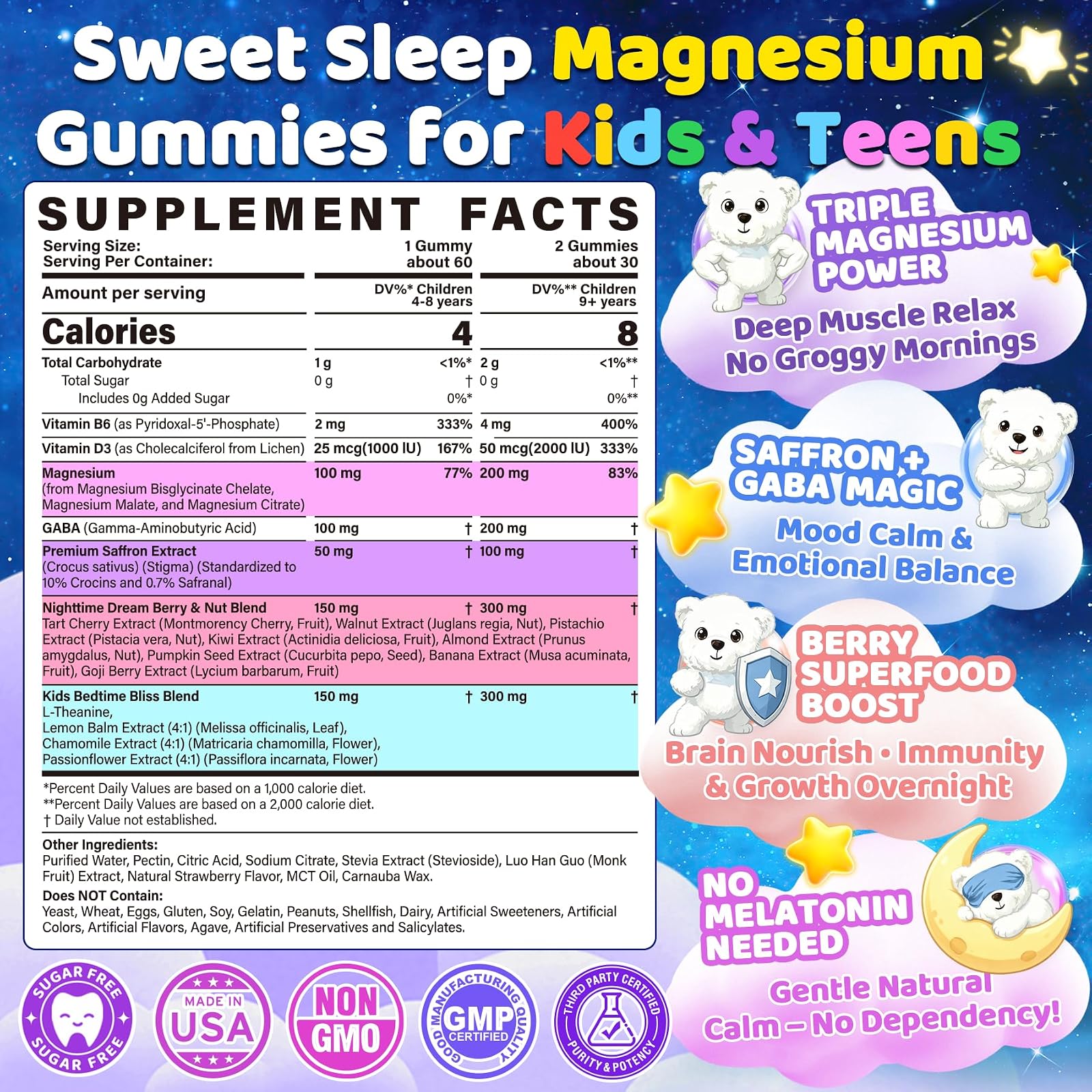Magnesium glycinate for better sleep