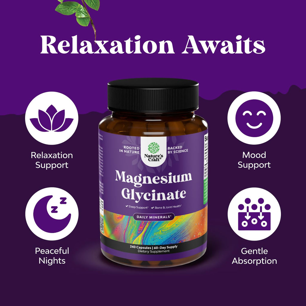 Magnesium glycinate for better sleep