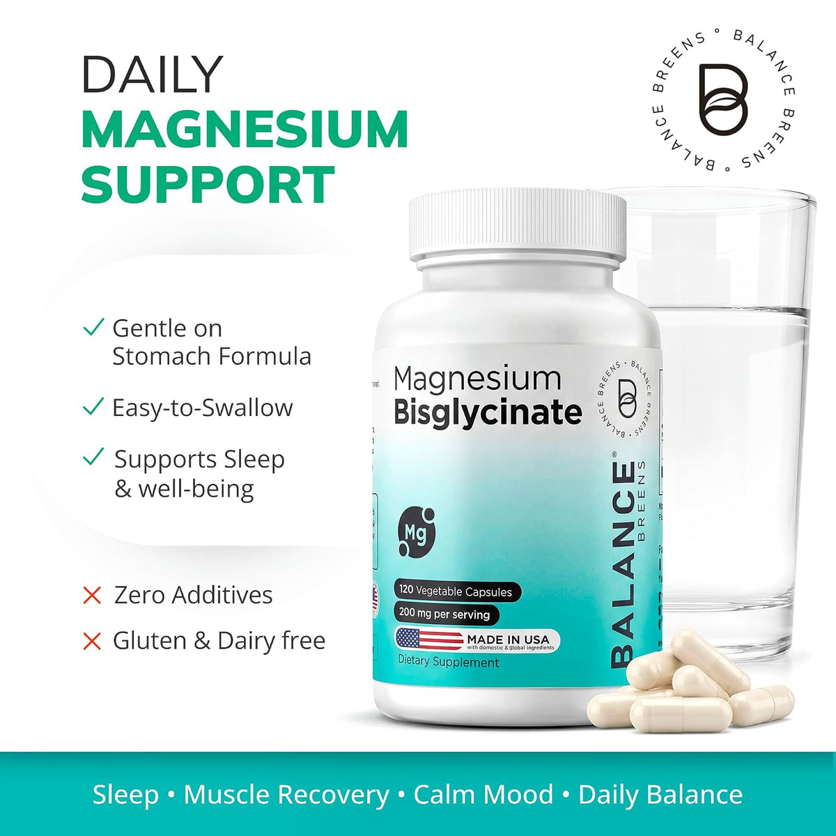Magnesium glycinate for better sleep
