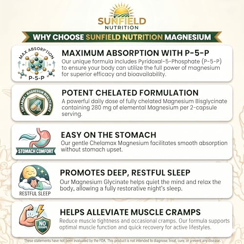 Magnesium glycinate for better sleep