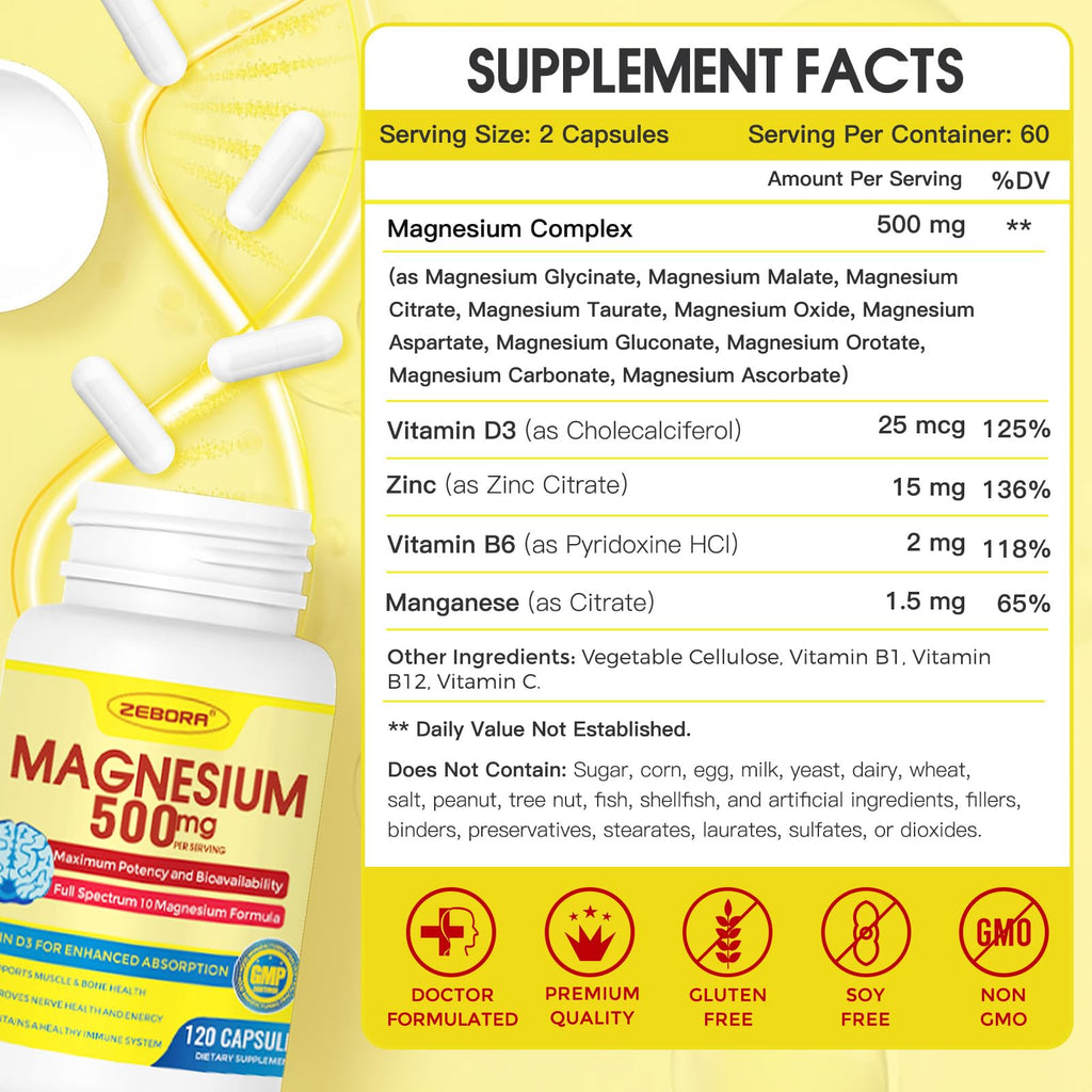 Magnesium Glycinate for better sleep