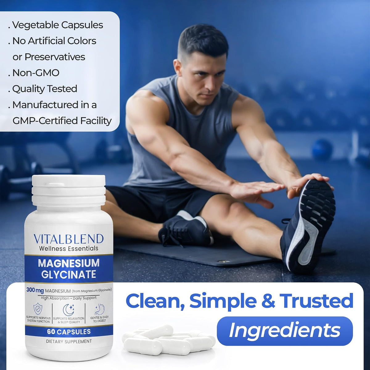 Magnesium glycinate for better sleep