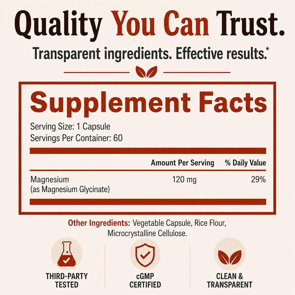 Magnesium Glycinate for better sleep