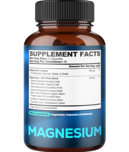 magnesium glycinate for calming effects