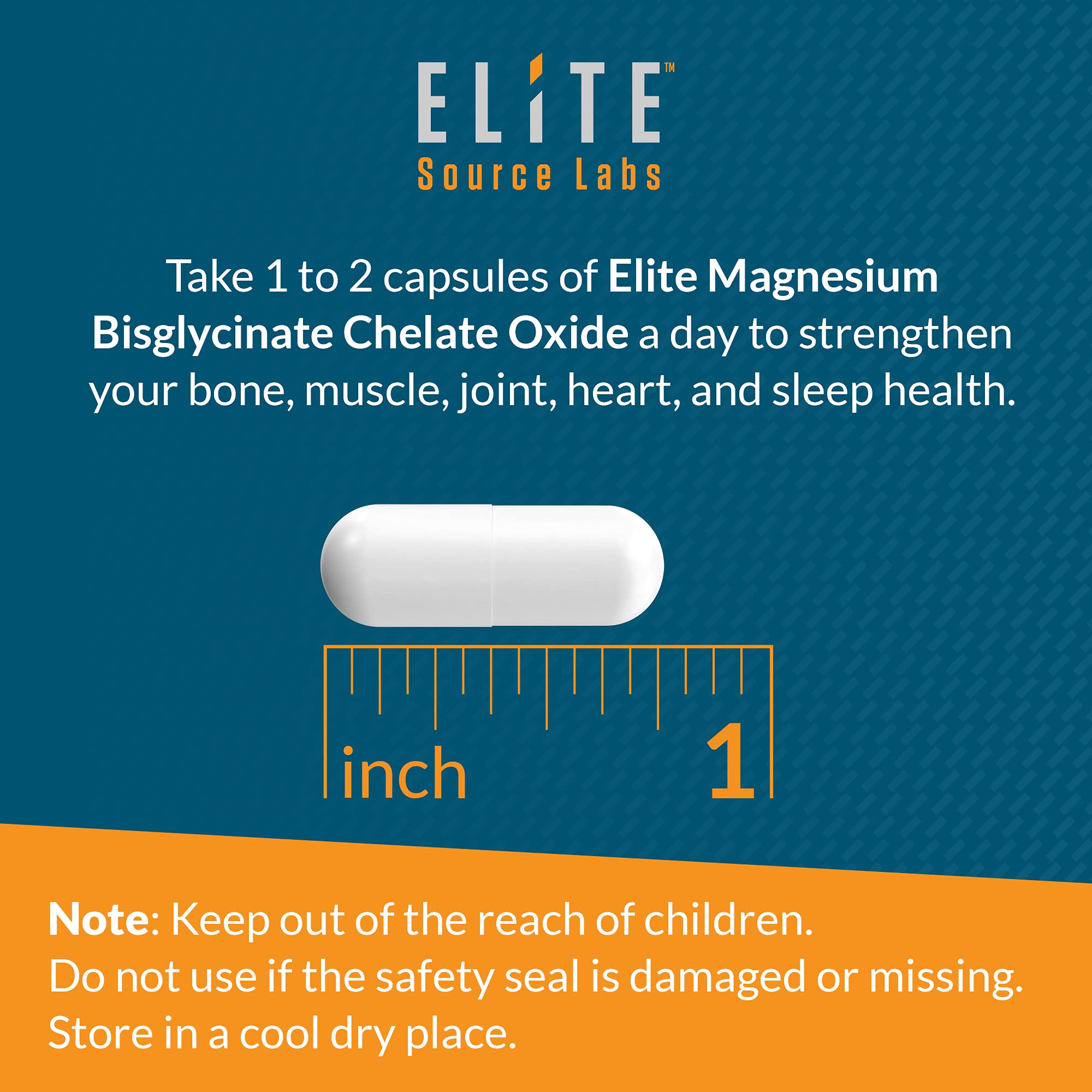 Magnesium glycinate for calming effects