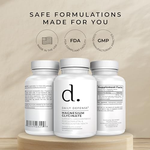 Magnesium glycinate for calming effects