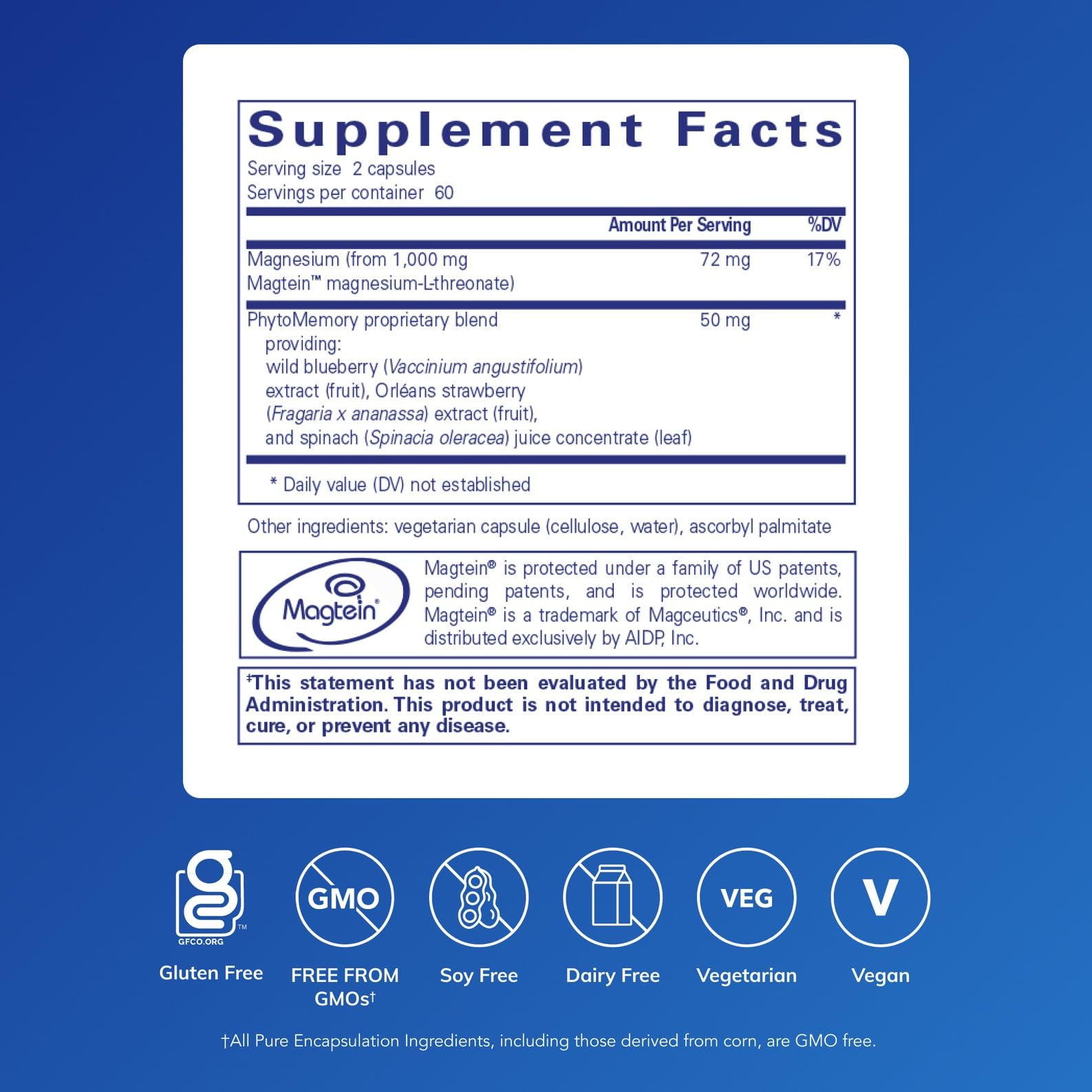 magnesium glycinate for cognitive support