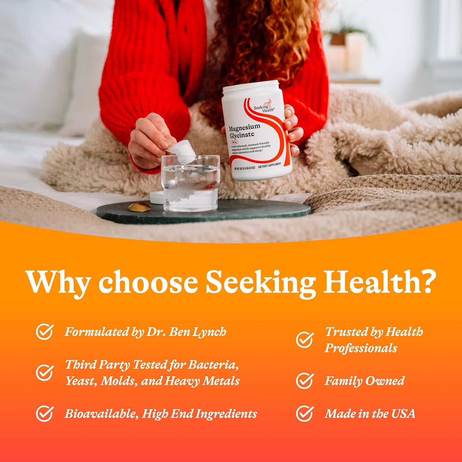 Magnesium glycinate for daily wellness