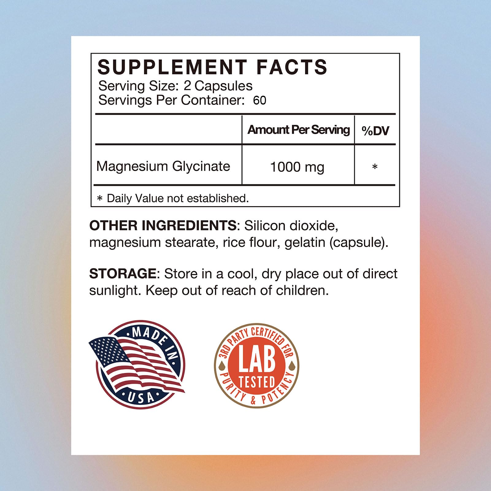 magnesium glycinate for digestive health