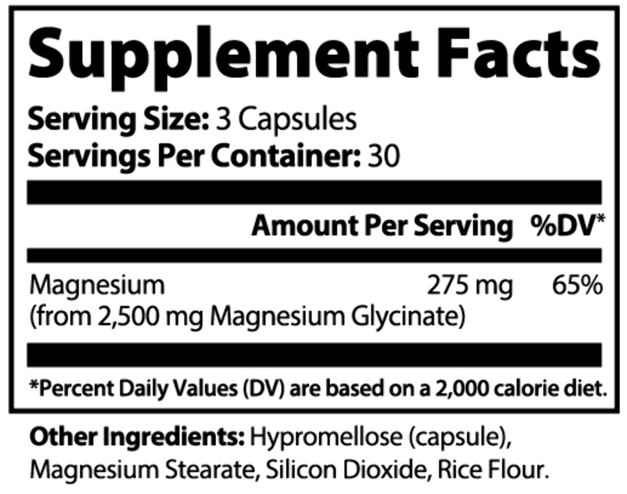 magnesium glycinate for energy boost
