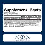 Magnesium glycinate for energy production