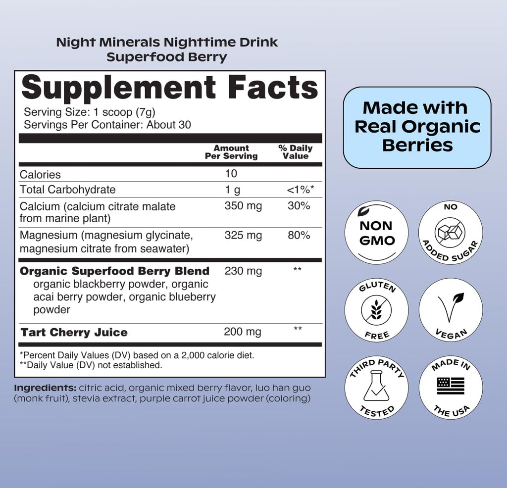 Magnesium glycinate for enhanced relaxation