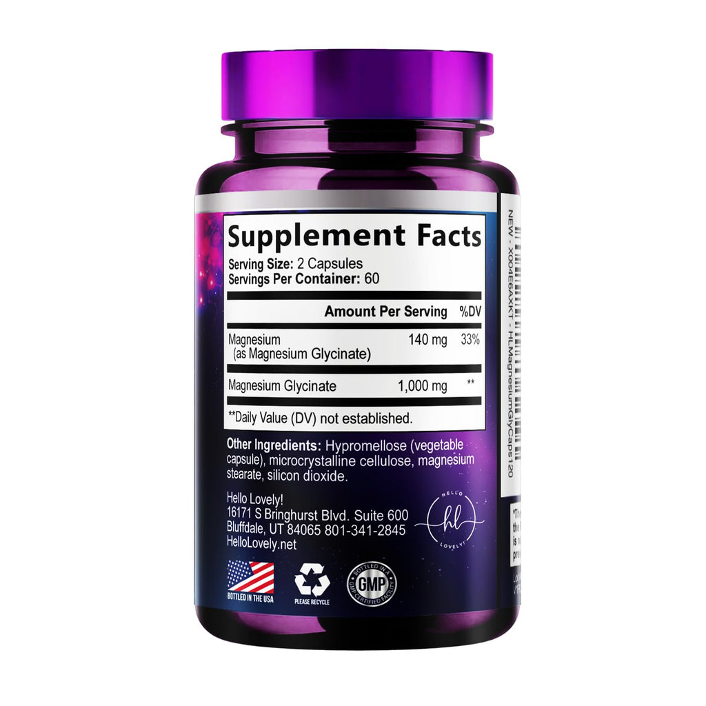 magnesium glycinate for heart and bone health